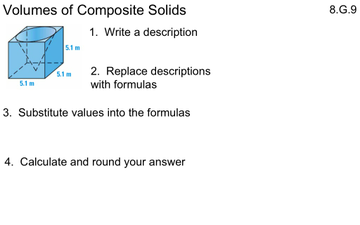 Volume Of Composite Solids | Educreations