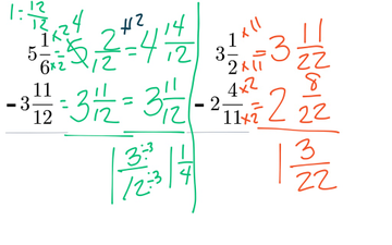 Subtracting Fractions And Mixed Numbers | Educreations