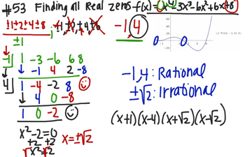 #53 Finding All Real zeros | Educreations