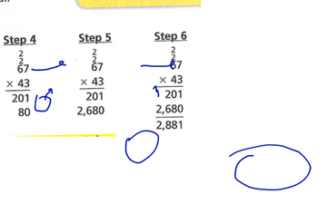 Lesson 4 - 4 Multiplication - The Shortcut Method | Educreations