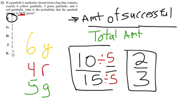 ACT Questions 2-3 [Probability] | Educreations