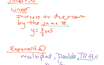 Compare Linear Quadratic And Exponential | Educreations