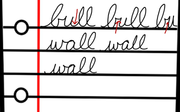 Cursive u, v, w | Educreations