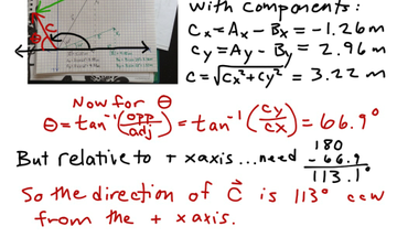 Vector Addition And Subtraction Examples | Educreations