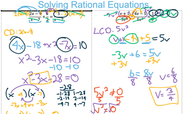 Solving Rational Equations | Educreations