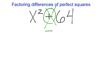 Factoring Differences Of Perfect Squares | Educreations