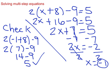 Multi-step Equation | Educreations