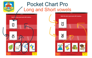 Pocket Chart Pro - Short And Long Vowels | Educreations