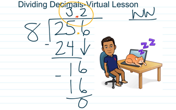 Dividing Decimals - Virtual Lesson | Educreations