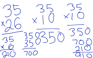 Break Apart Model Of Multiplication | Educreations