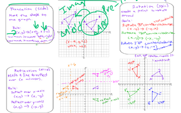 Math 1 - Rigid Transformations & Congruent Triangles FRAME | Educreations