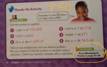 5th Grade Math Lesson 2.1 Using A Calculator | Educreations