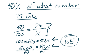 The Percent Proportion | Educreations