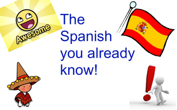 The Spanish You Already Know! | Educreations