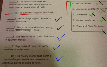Changing Earth - Vocabulary Quiz 1 | Educreations