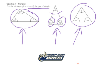 Objective 21 - Triangles I | Educreations