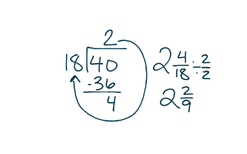 Dividing mixed numbers | Educreations