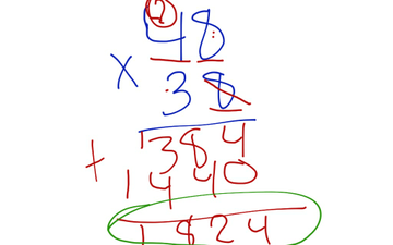 Arianna Gobeyn Traditional Multiplication Method | Educreations
