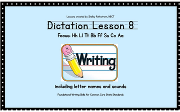 Dictation Lesson # 8 | Educreations