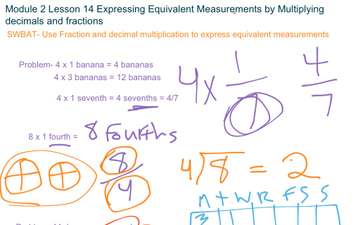 Module 2 Lesson 14 Expressing Equivalent Measurements by Multiplying ...