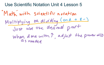 Using Scientific Notation Unit 4 Lesson 5 | Educreations