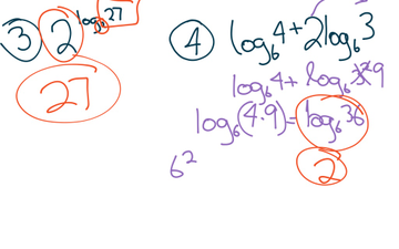 Power Properties & Inverse Properties Of Logarithms | Educreations
