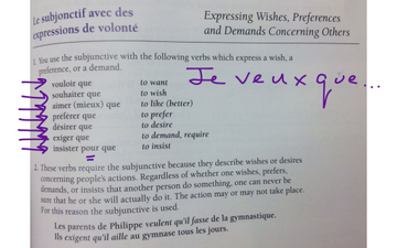 French III Chapter 12 Subjunctive Verbs And Triggers | Educreations