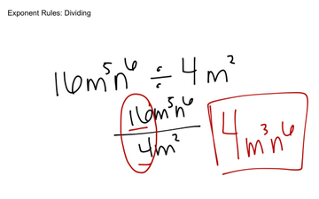 Exponent Rules: Dividing | Educreations