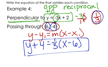 Parallel And Perp Equations | Educreations