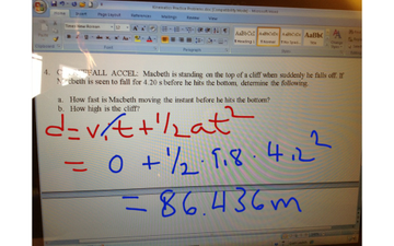 Kinematics Practice Problems | Educreations