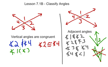 Lesson 7.1B - Classify Angles | Educreations