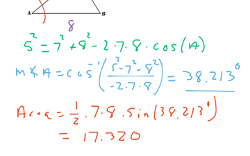 Area Of An Oblique Triangle | Educreations
