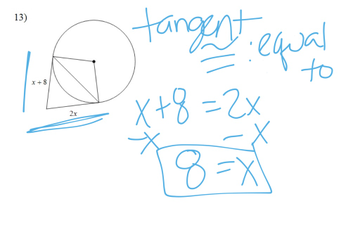 Tangent lines And Circles | Educreations
