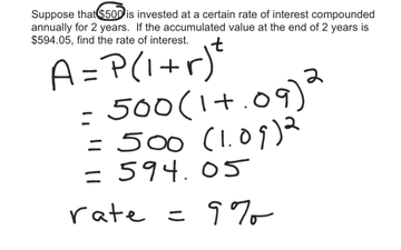 Solving Compound Interest Problems | Educreations