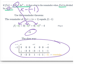 Using The Remainder Theorem | Educreations