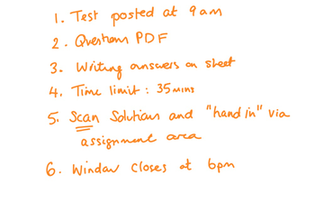 5th: Test Instructions | Educreations