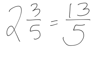 Mixed Number Conversion | Educreations