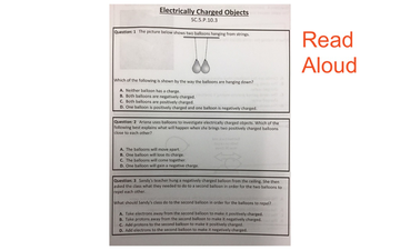 Electrically Charged Objects - Read Aloud | Educreations