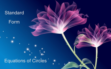 Standard Form Equations Of Circles | Educreations