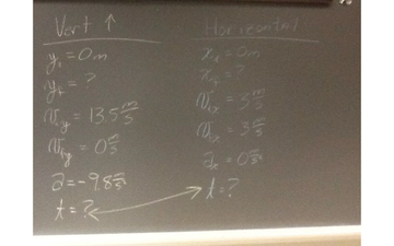 Projectile Motion Half Parabola | Educreations