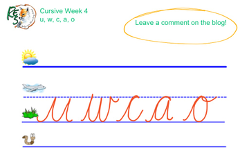 Cursive Week 4 | Educreations
