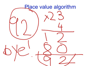 Nina Place Value Algorithm | Educreations