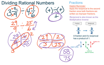 Dividing Rational Numbers (Decimals and Fractions) | Educreations