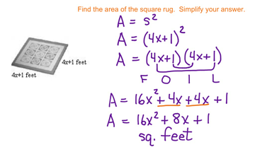 Expressing Area And Perimeter As Polynomial Expressions | Educreations
