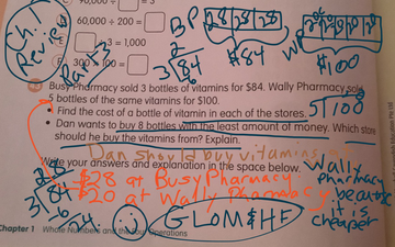 5th Grade MIF Ch 1 Review PART 3 Study Guide Whole Numbers And The Four ...