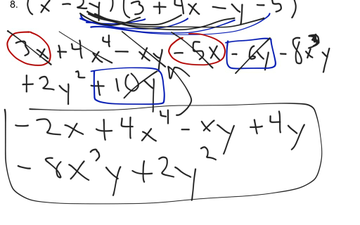 Multiply Polynomials (mono Bi Tri) | Educreations