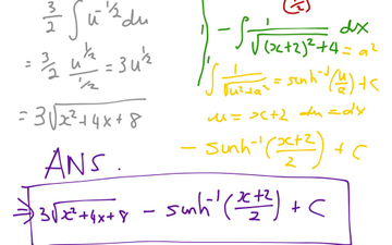 Integration Difficult Standard Integral Needs Splitting Before Solving ...