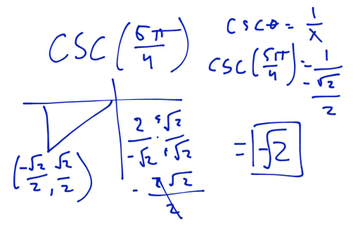 Unit Circle 45 Degree Increments | Educreations