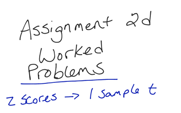 Assignment 2d Worked Problems | Educreations
