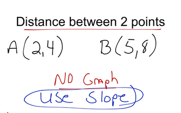 Distance Between 2 Points-slope | Educreations